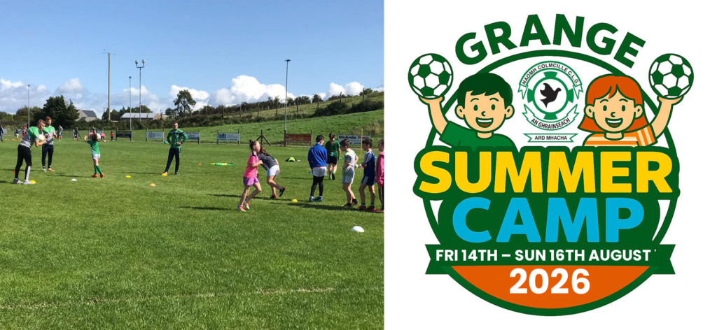 Summer Camp 2026 - St Colmcille's GFC Grange Armagh